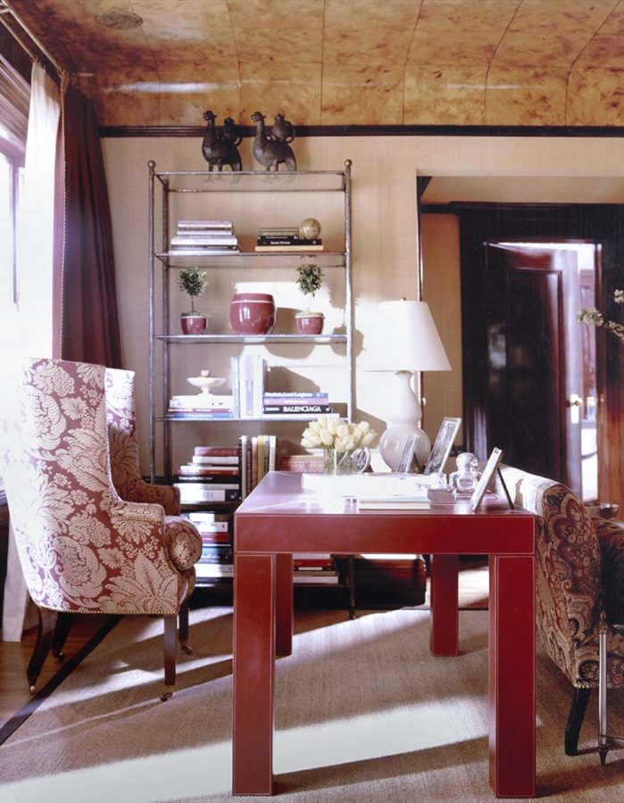 Faux Tortoise Shell Study Ceiling D2 | Christianson Lee Studios